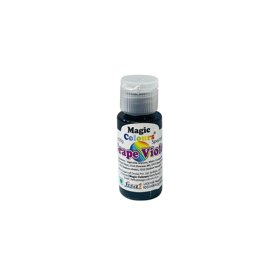 MAGIC COLOURS GRAPE VIOLET GEL COLOUR -25G – Decorate It Kolkata