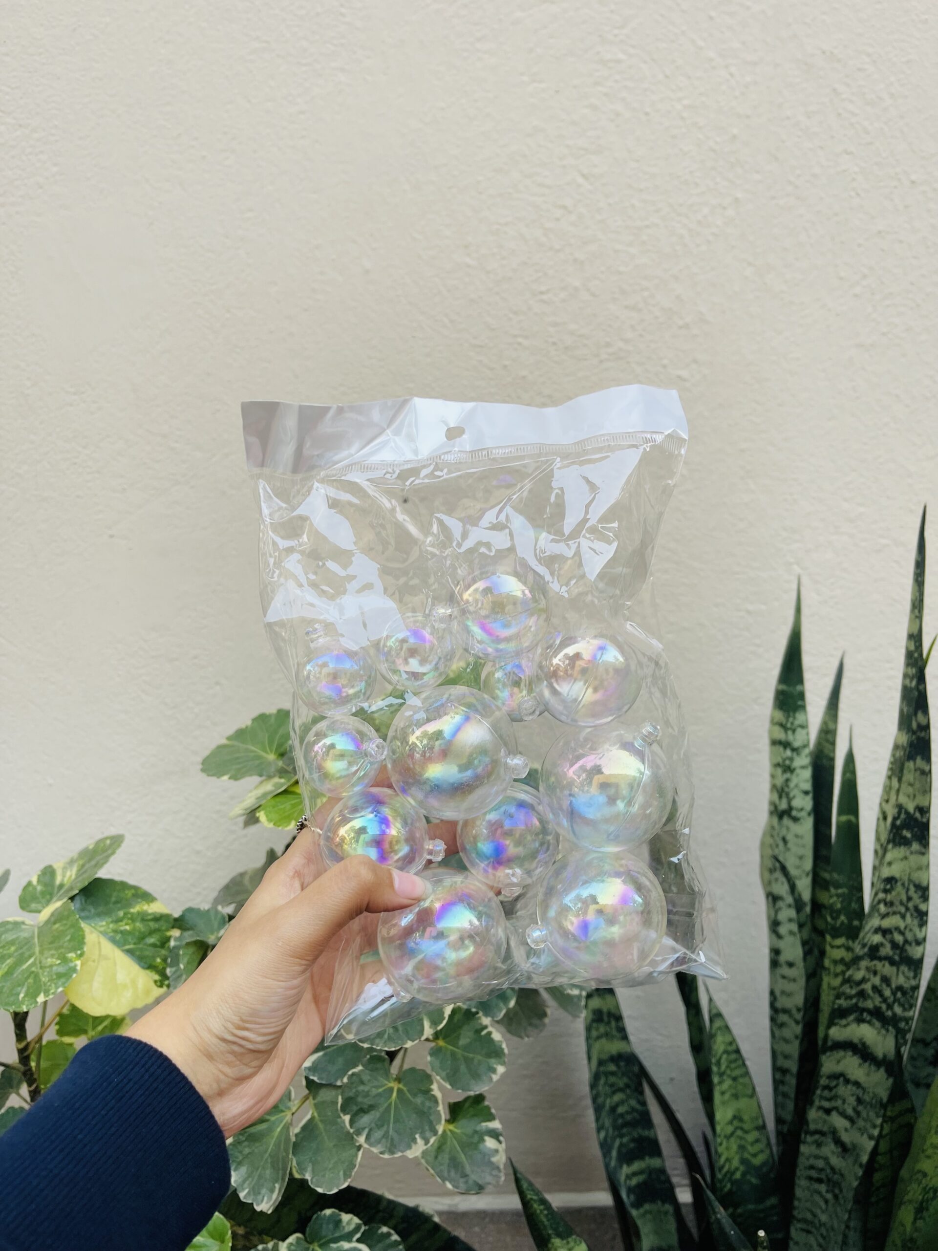 TRANSPARENT FAUX BALL-20pcs – Decorate It Kolkata