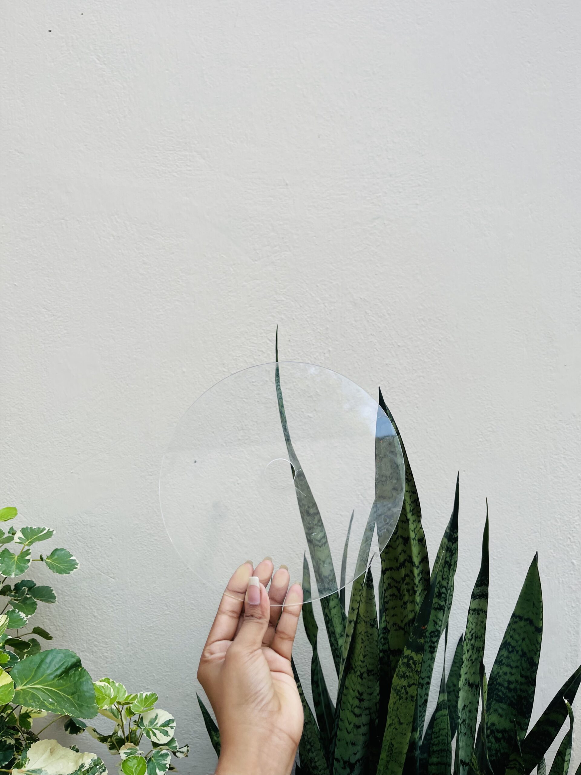 5” ACRYLIC DISC -with hole (hole size 1”) – Decorate It Kolkata